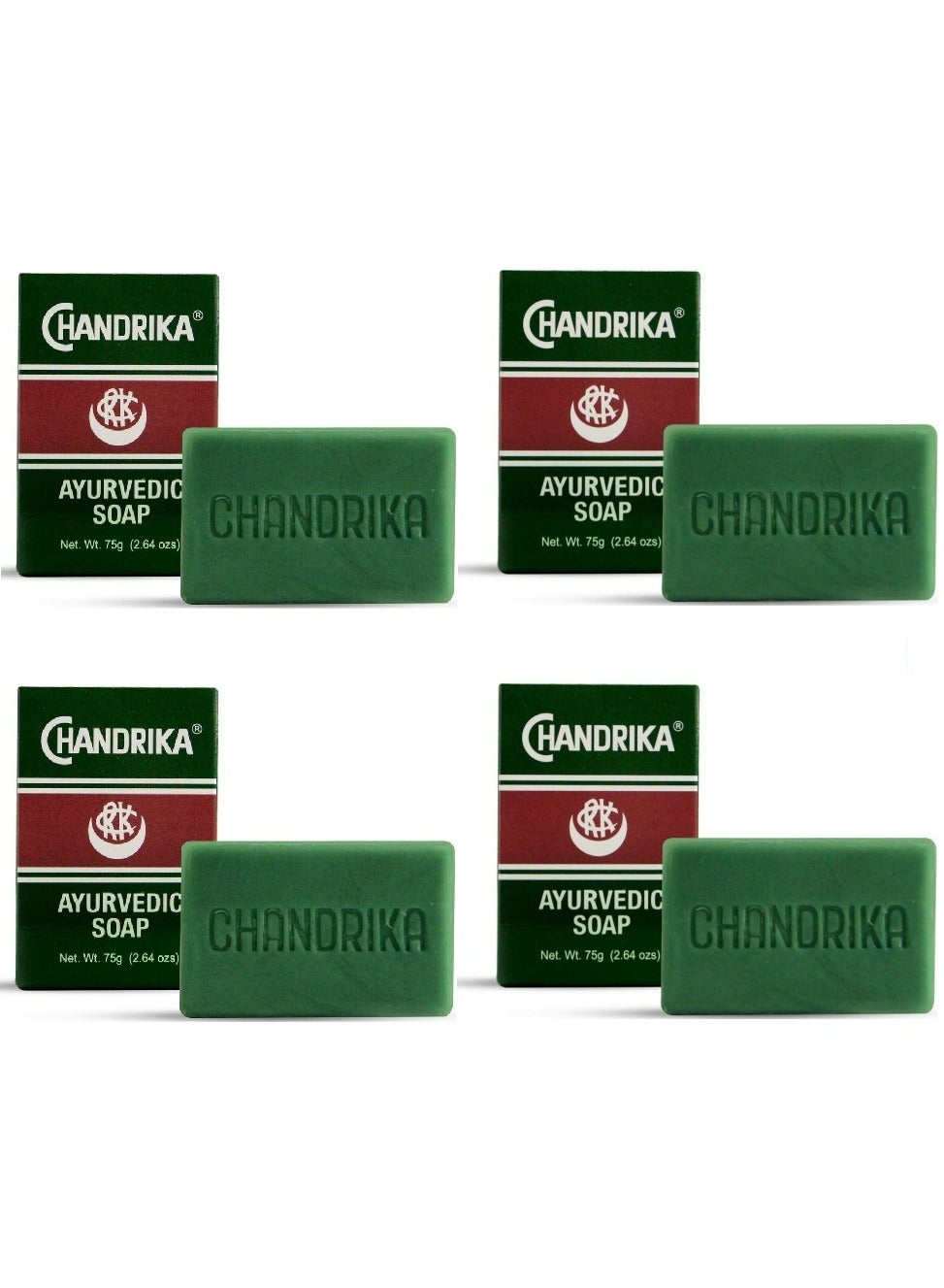 Chandrika Ayurvedic Soap Herbal Extract Nourish the Skin 75g x 4 | Best ...