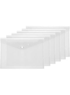 Generic Plastic Poly Envelopes 6 Pack Transparent A4 folder Waterproof ...