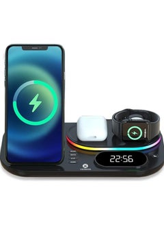 XVersion 6 in 1 Upgraded Wireless Fast Induction Charger Station ...