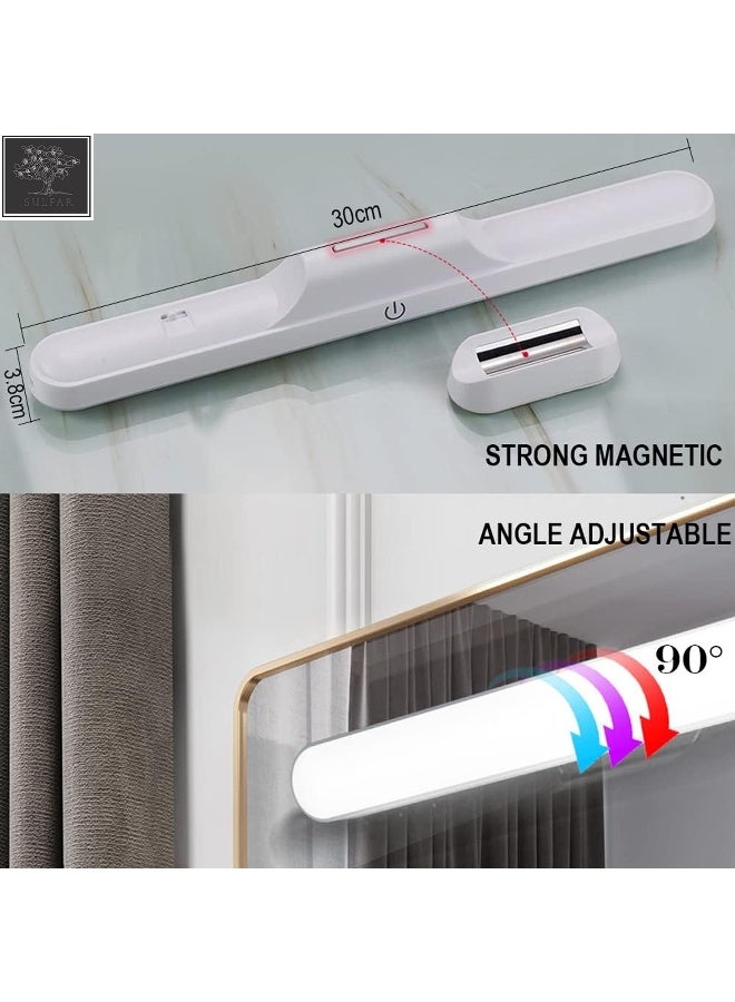 sulfar LED Light Bar, Magnetic Mount & USB Rechargeable Battery Powered ...