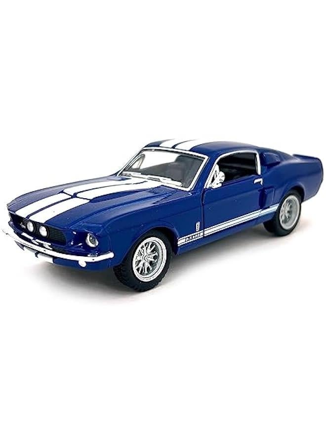 1967 Ford Shelby Mustang GT500 Blue 1:38 Scale 5 Inch Die Cast Model ...