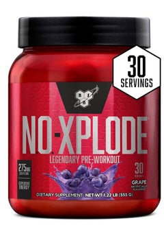 BSN BSN N.O. -Xplode Legendary Pre-Workout Grape Flavor 30 Servings UAE ...