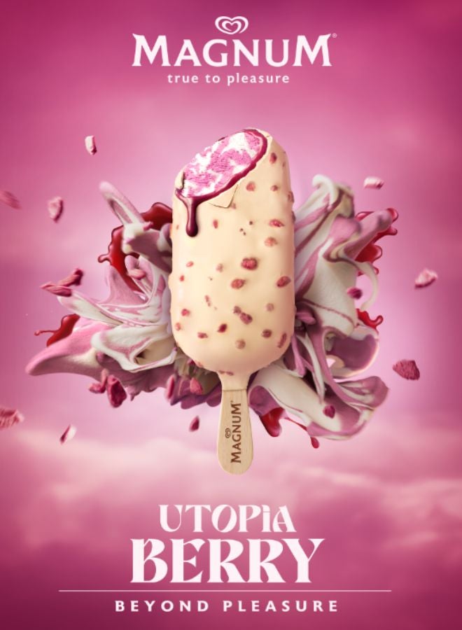 Buy Magnum Utopia Double Raspberry Ice Cream Stick Online | 15 Minutes ...