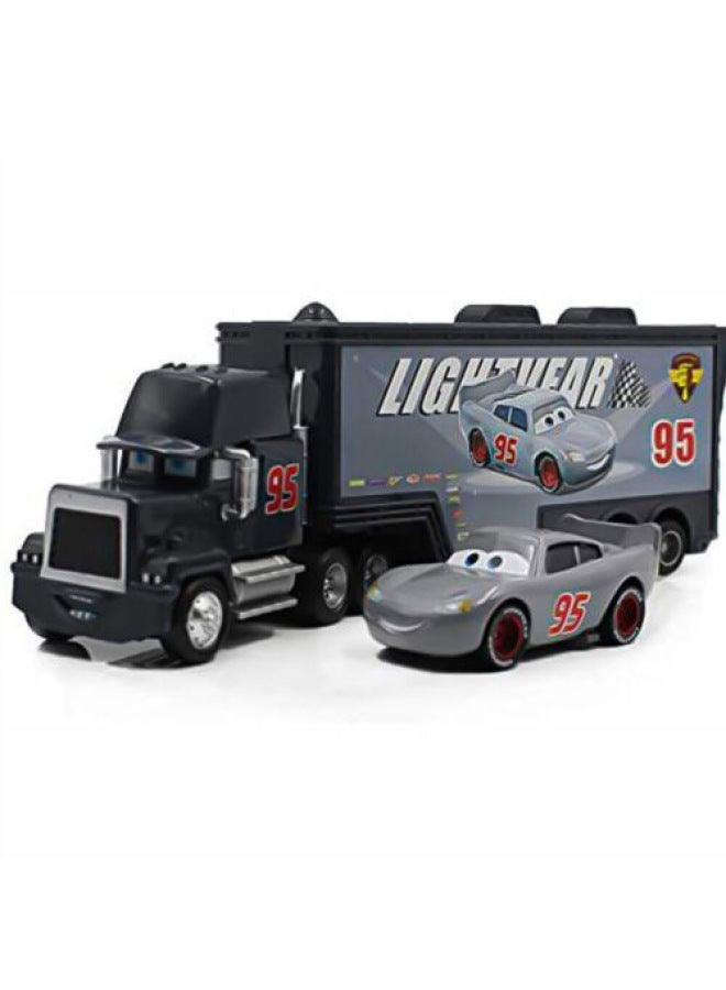 Generic Car Story Uncle Mai Container Truck Racer Suit Alloy Car Toy ...