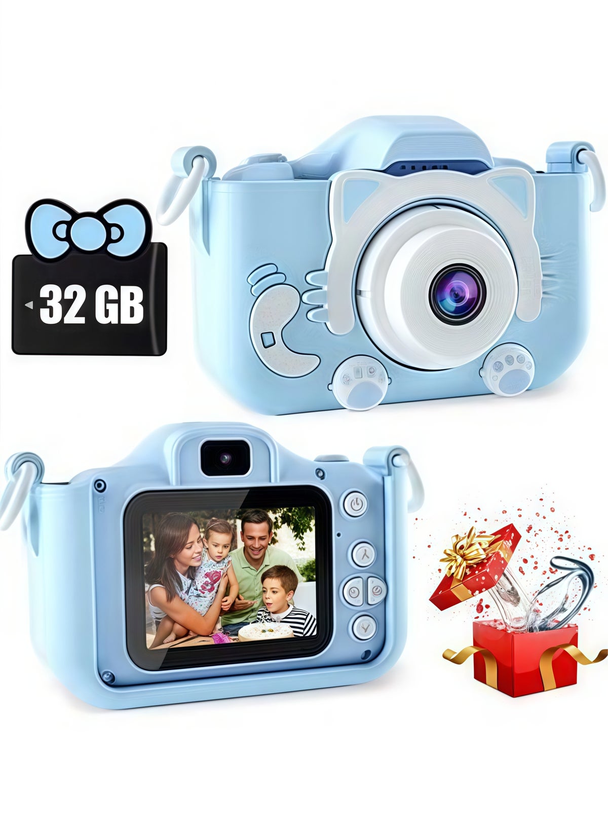 LAYRA Kids Camera Gifts for 3-12 Year Old Boys Girls,Mini Rechargeable ...