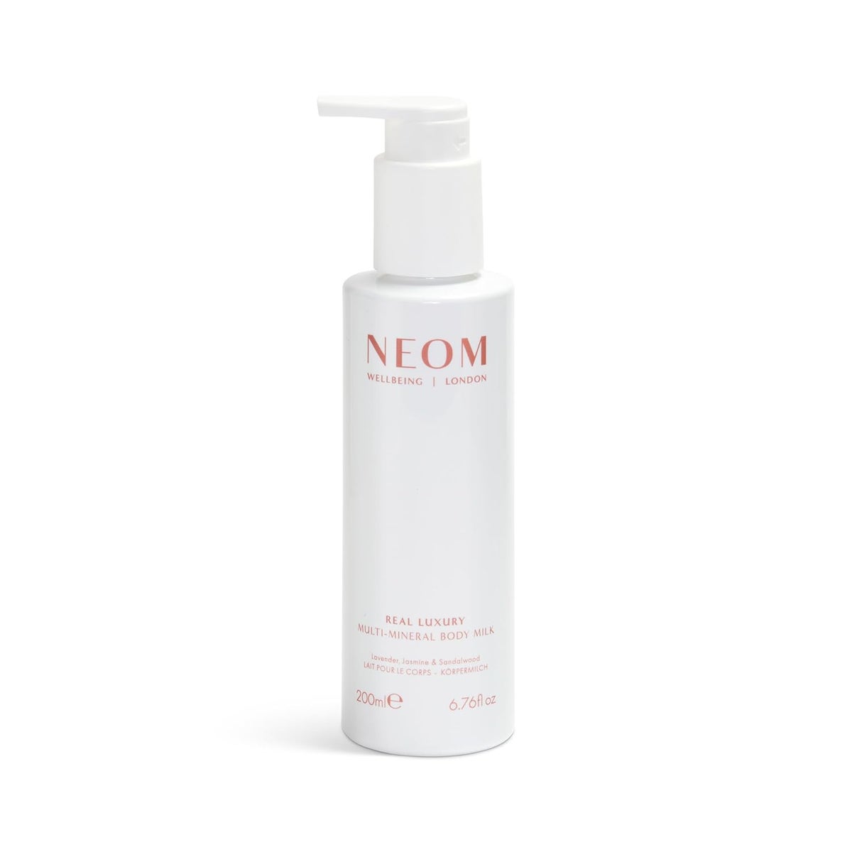 NEOM Neom MultiMineral Body Milk 200ml Lavender Jasmine Sandalwood Real ...