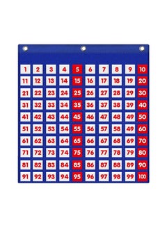 Eamay Hundreds Pocket Chart With 130 Number Cards Number 1100 Board ...