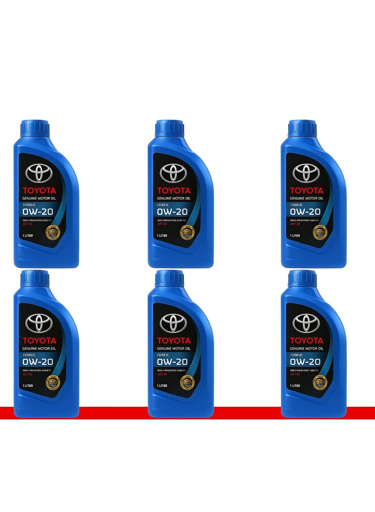 TOYOTA Genuine Toyota 0W-20 Hybrid Oil - Fully Synthetic for Economical ...