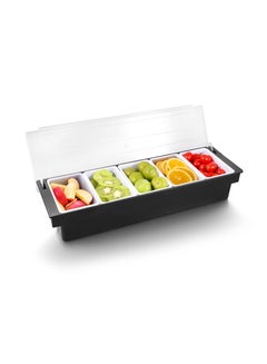 KASTWAVE Chilled Condiment Server, Fruit, Veggie and Condiment Caddy ...