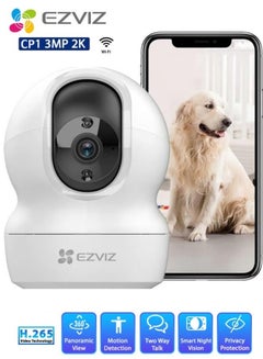 EZVIZ CP1 Ultra HD IP Camera All-round View of Your Smart Home with 3MP PT Wi Fi Technology KSA ...