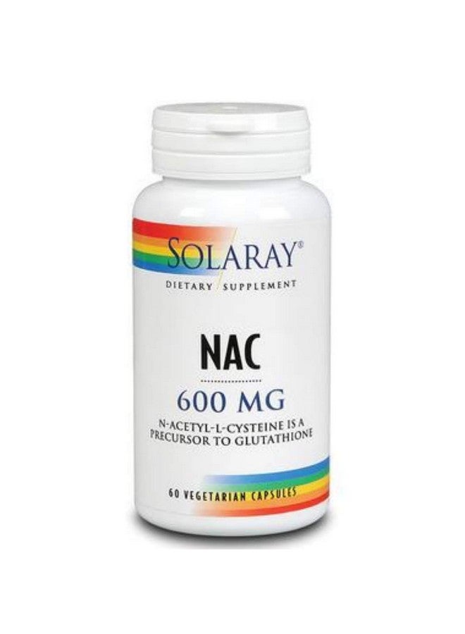 Solaray Nac N Acetyl L Cysteine Supplement 600 Mg 60 Count | Best Price ...