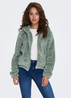 ONLY Fur Hooded Jacket KSA | Riyadh, Jeddah