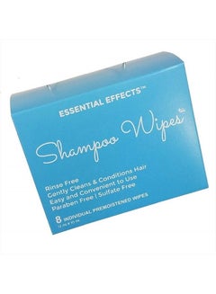 Essential Effects Shampoo Wipes (8) Rinse Free Hair Cleansing Dry No ...