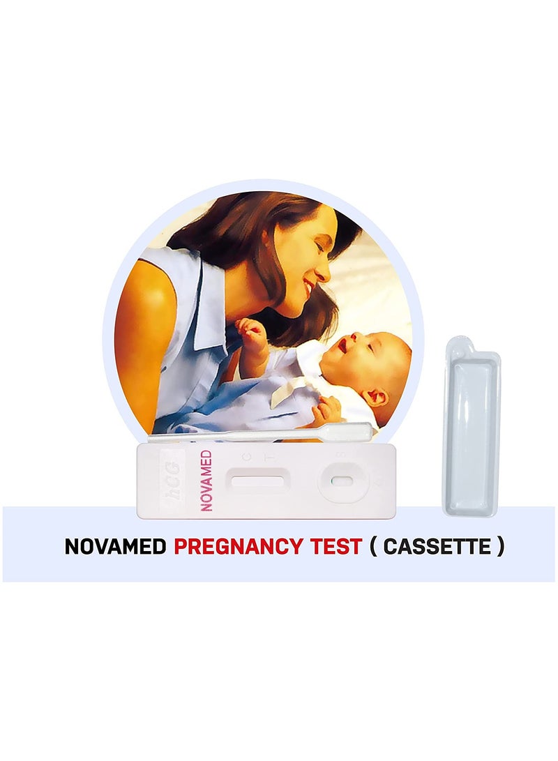 Buy NOVAMED One Step Pregnancy Hcg Test Cassette Kit Online | 15 ...