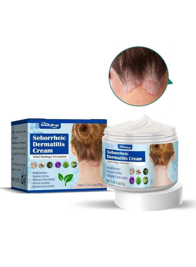 SOUTH MOON Seborrheic Dermatitis Cream,Natural Chinese Herbal Eczema ...