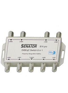 تسوق SENATOR وSenator 81A Pro Diseqc Switch - 8 Ports - Silver أونلاين ...