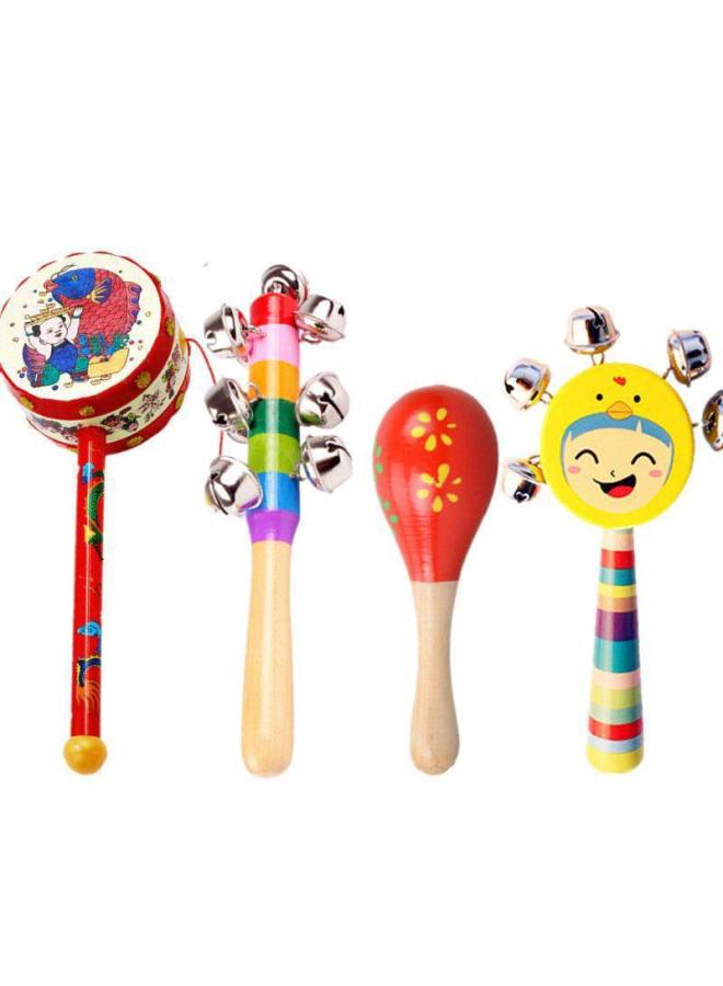 Generic Baby Hand Rattle Toy Rattle Puzzle Early Education 3-6-12 Baby ...