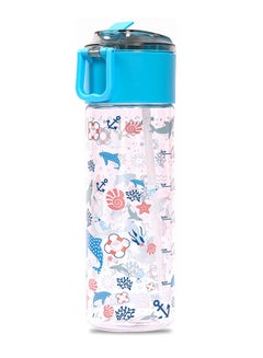 Eazy Kids Tritan Water Bottle w/ Snack Box Shark-Blue 450ml UAE | Dubai, Abu Dhabi