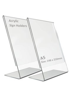 Generic Acrylic Sign Holders A5, Plastic Display Stands A5 Acrylic L ...