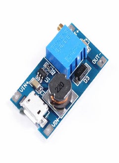 Eckek MT3608 DC-DC Adjustable Boost Module 2A Boost Plate Step Up Module with MICRO USB 2V-24V ...