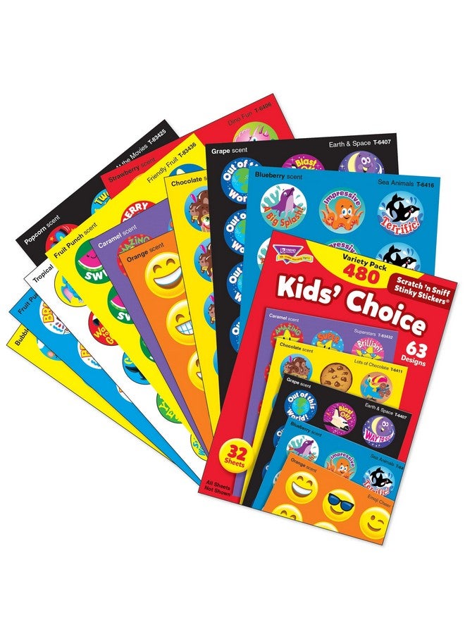 Trend Enterprises : Kids' Choice, Scented Scratch 'N Sniff Stinky ...