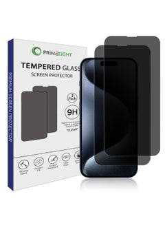 PRIMEEIGHT [2PCS] iPhone 15 PLUS / 15 PRO MAX Privacy Screen Protector ...