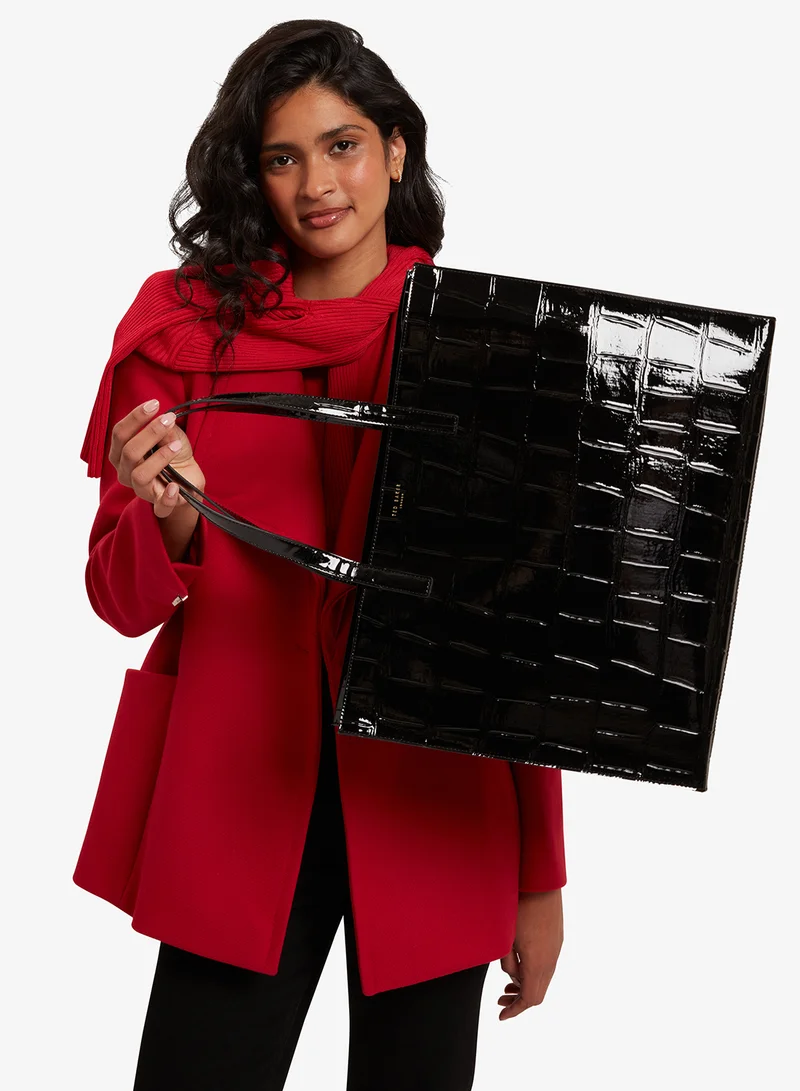 Ted Baker Vivvien Croc Effect Extra Large Icon Bag for Women | Best ...