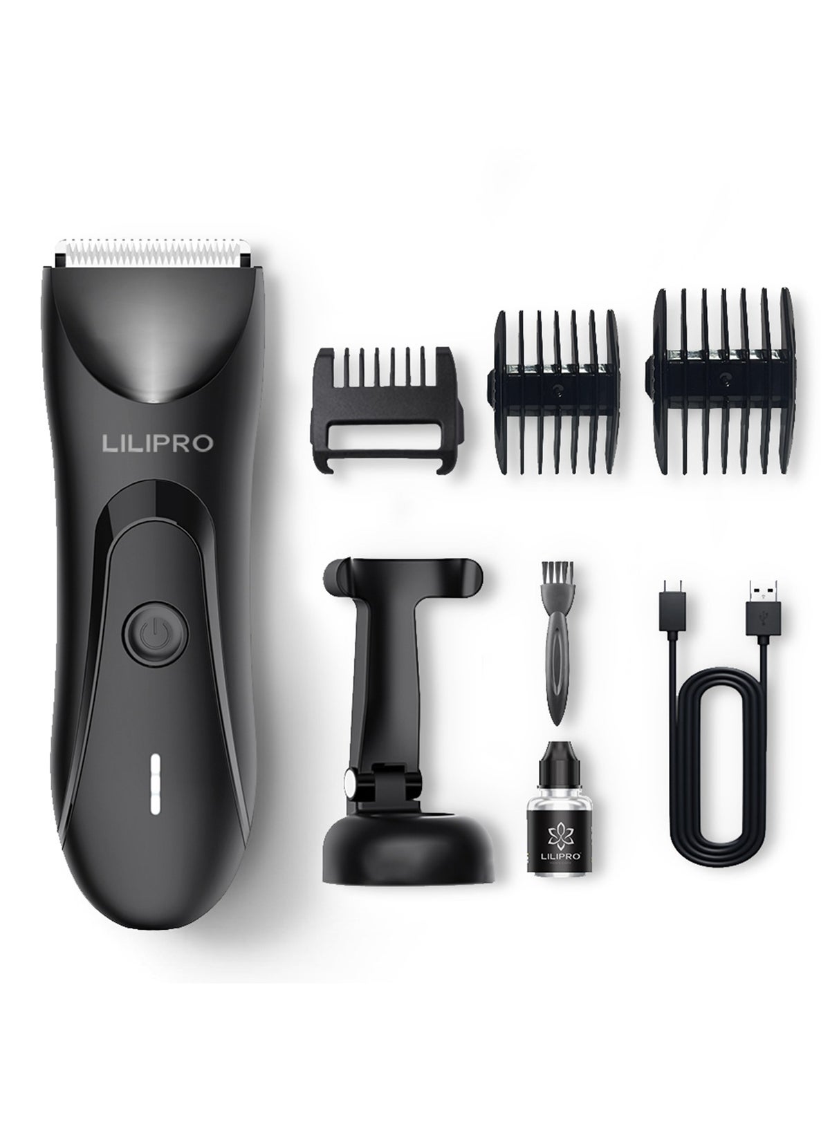 LILIPRO Electric Body Trimmer for Men – IPX7 Waterproof Body Hair ...