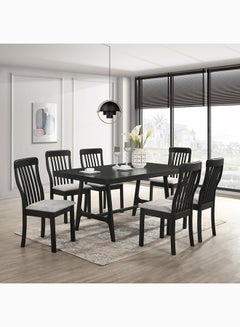 تسوق Home Box وAtlin 7-Piece 6-Seater Dining Set 160 x 75.9 x 90 cm أونلاين في السعودية