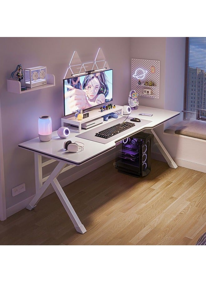 NKX K-Shaped Sturdy Computer Desk And Gaming Table Workstation Home ...