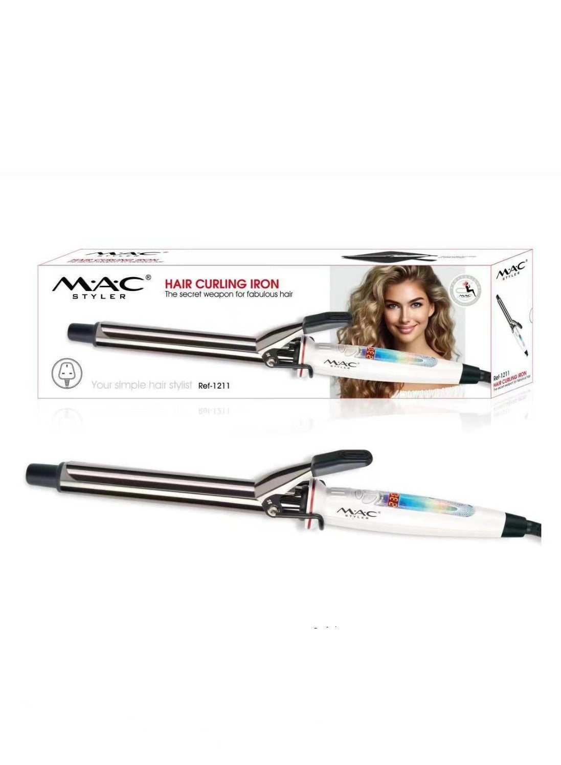Mac Styler Mac Styler 230°C Professional Hair Curling Iron – Fast Heat ...