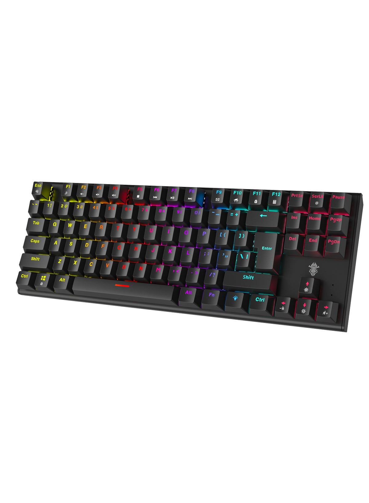 porodo Mechanical Keyboard with Suspending Keycaps and RGB Lights with ...