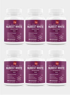 AS SEEN ON TV Nubest White with Premium Formula 60 vegg caps Pack of 6 ...