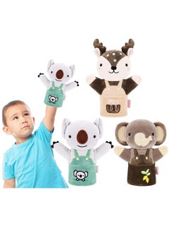 Generic Plush Animals Finger Puppet Toys, Hand Puppet for Toddlers 1 3 ...
