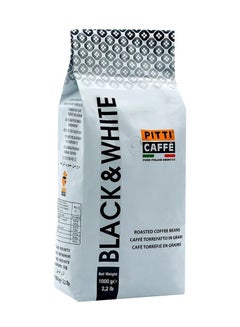 PITTI CAFFE Black And White Roasted Coffee Espresso Beans 1000g UAE ...