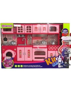 Toy Box Plastic Adorable Kitchen Play Set For Kids - Pink KSA | Riyadh ...