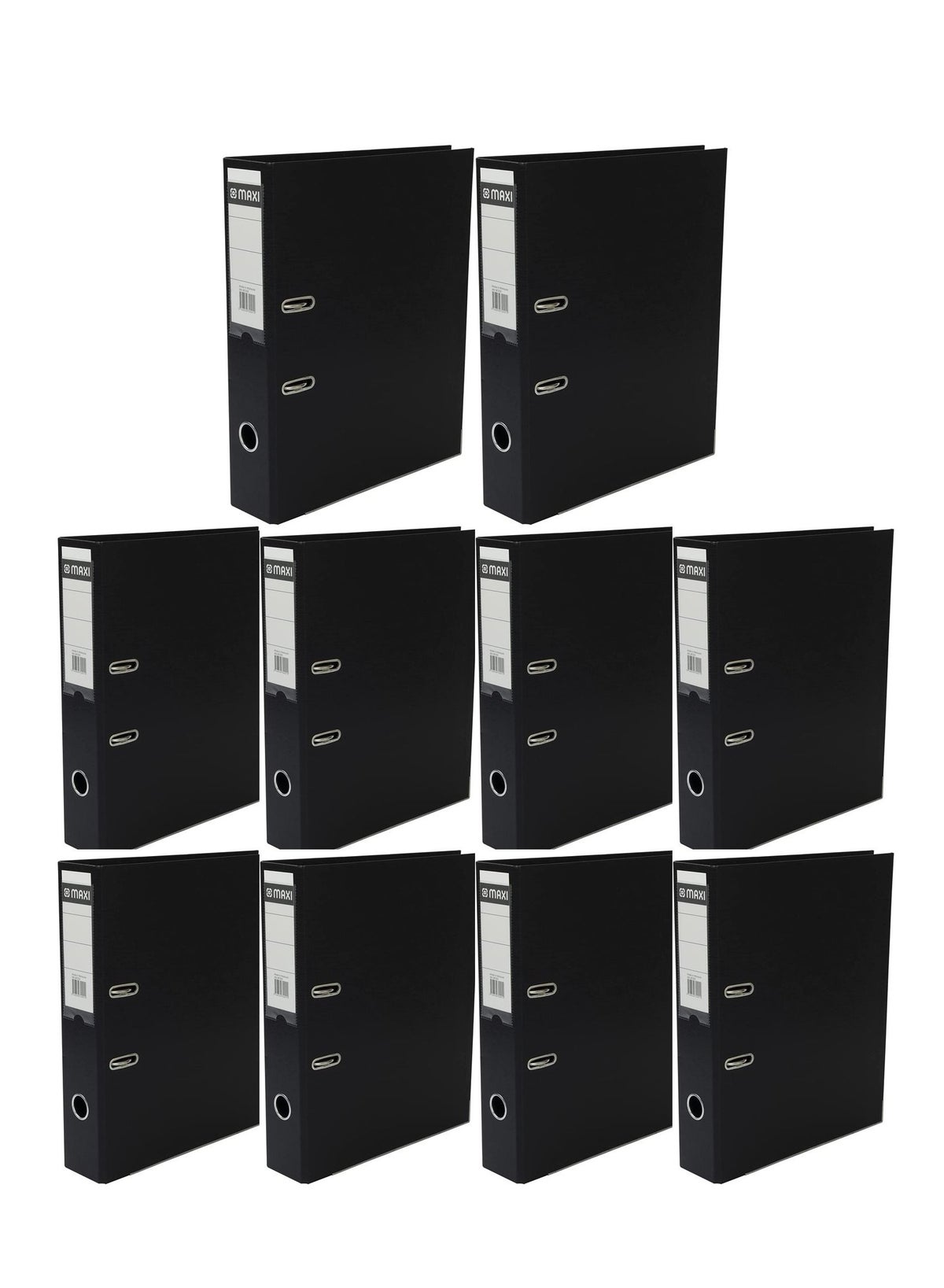 Maxi 10-Piece Office Box File Broad Black | Best Price KSA | Riyadh, Jeddah