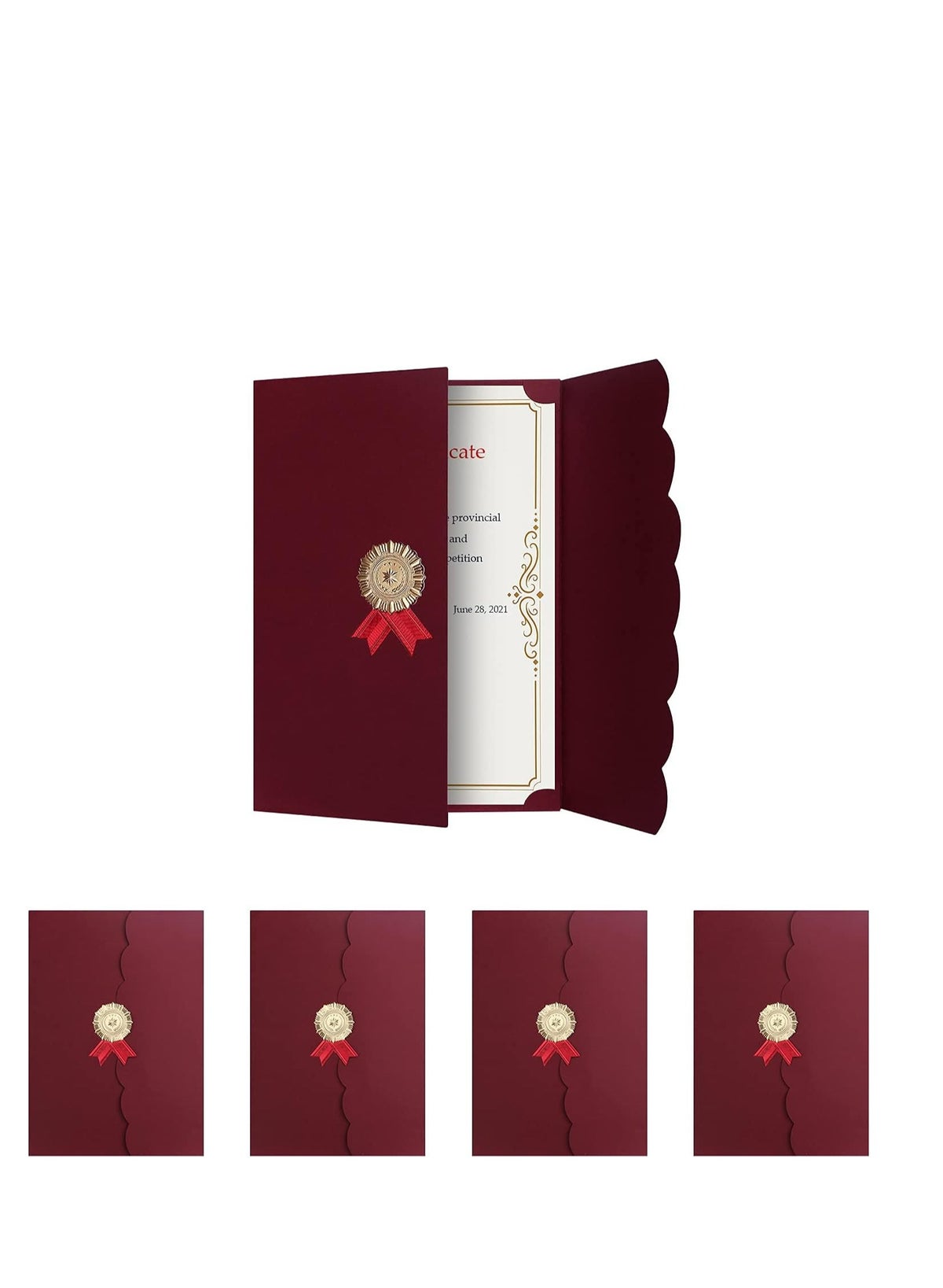 Generic 5pcs A4 Certificate Holder Graduation Diploma Cover Degree ...