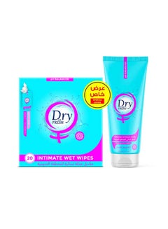 Dry Feminine Wash Chamomile & Flower + Intimate Wet Wipes Special Offer ...