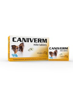 Bioveta Bioveta Caniverm Deworming Mite Tablets for Dogs & Cats ...