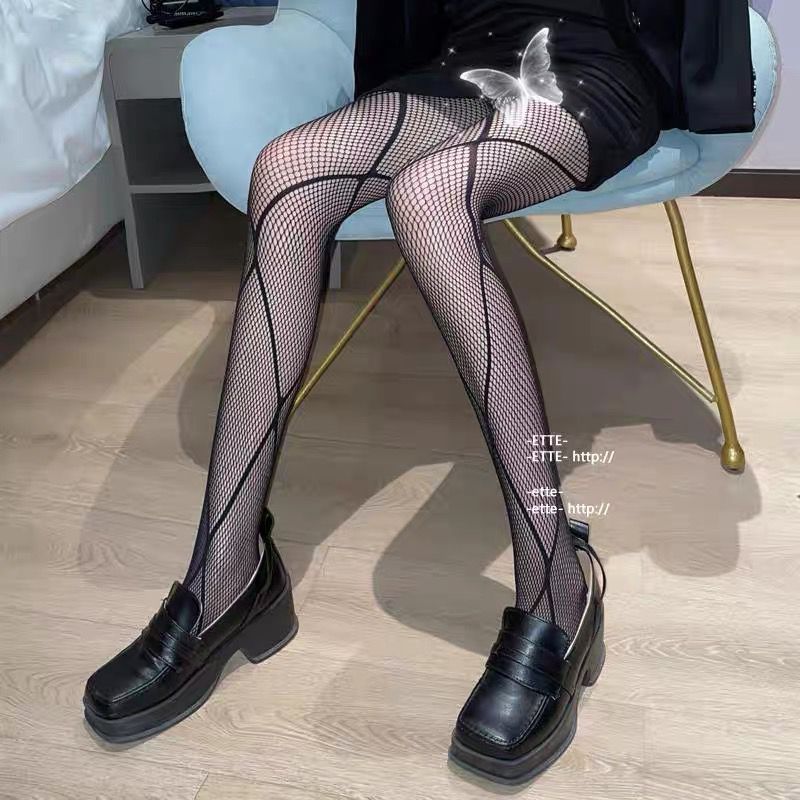 Generic Black Silk Letter Thin Love Suspenders Stockings One Factory ...