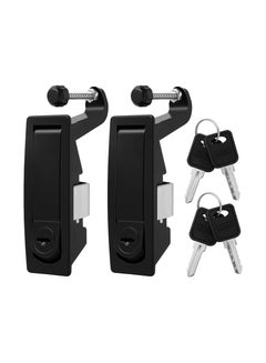 SYOSI Hand Operated Stainless Lock, 2 Pack with Keyed Lock, Heavy-Duty ...