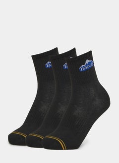 Styli Pack of 3 - Printed Detail Crew Socks KSA | Riyadh, Jeddah
