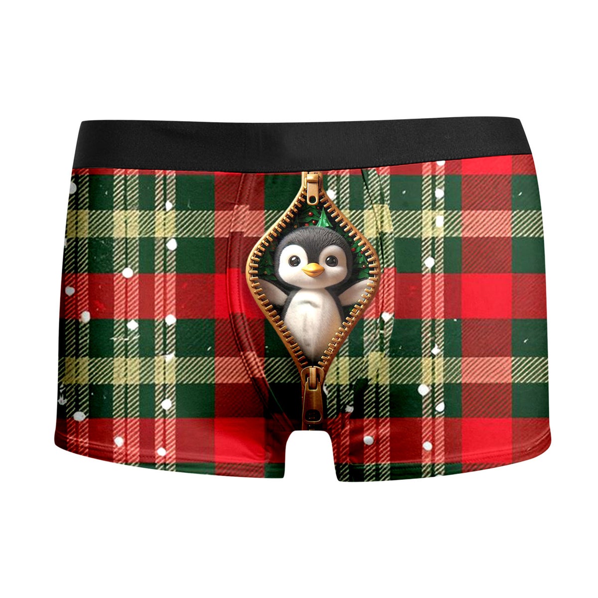 Generic 2025 Christmas Men'S Underwear Elk Cute 3D Printed Men'S Boxer ...