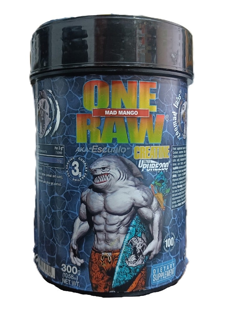 zoomad labs Zoomad Labs One Raw Creatine 100 Servings Mad Mango 300g ...