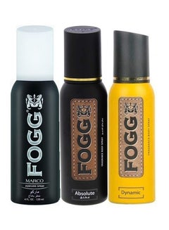 FOGG Set of 3 Body Spray For Men | Yellow Friday Sale