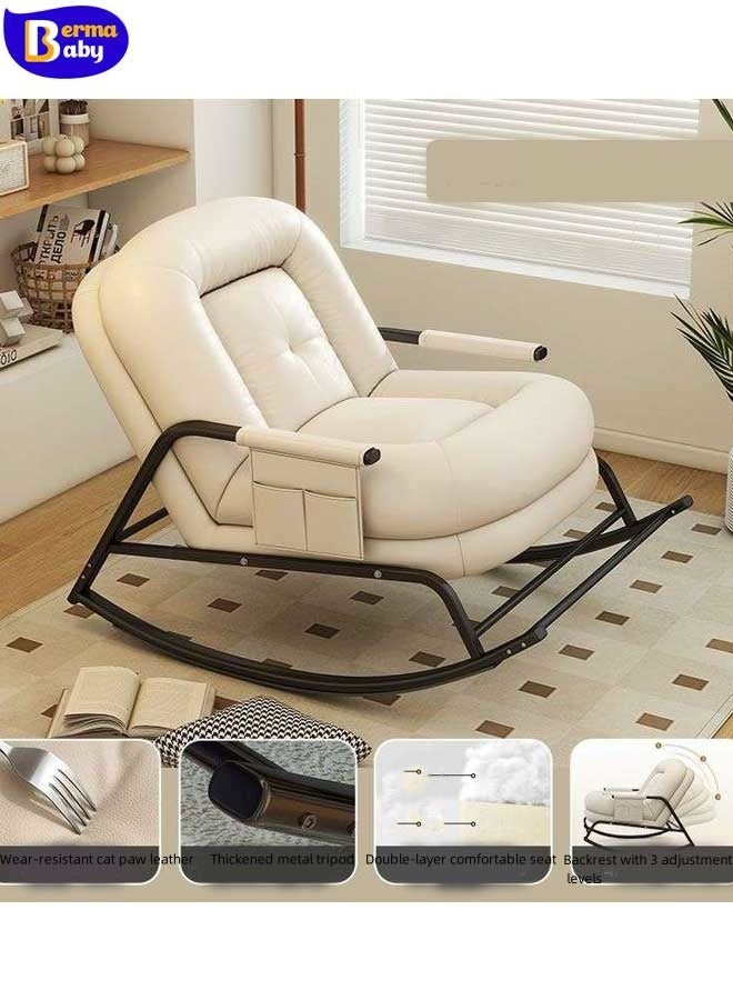 Berma Baby Rocking Chair Modern Cozy Lounge Rocker Chair with Cushion ...
