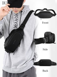 DUNISO Compact Waist Bag for Men Waterproof Crossbody Bag Multipurpose ...