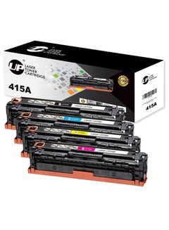 UP 4-Pack UP Compatible Toner Cartridge 415A Toner Cartridge (with CHIP ...