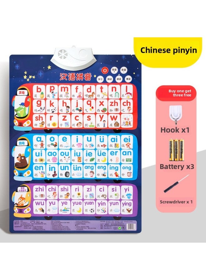 Generic Chinese Pinyin Alphabet Wall Sticking Spelling Training ...